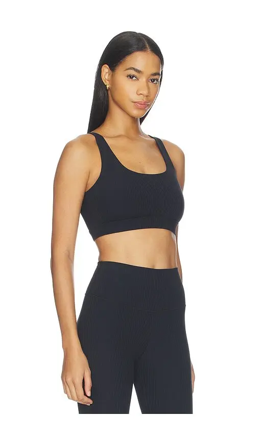 Splits59 Airweight Rib Sports Bra - Black