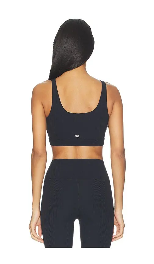 Splits59 Airweight Rib Sports Bra - Black