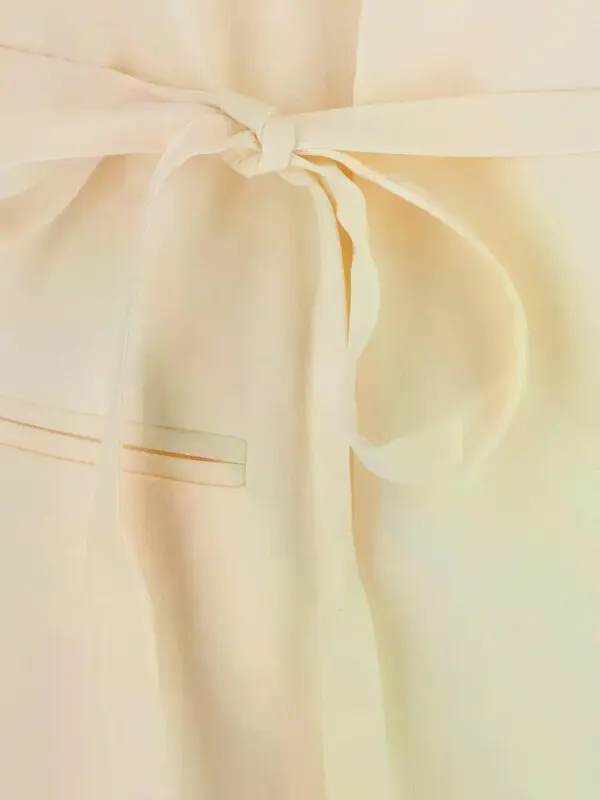 GRIFONI Belted V-neck Jacket