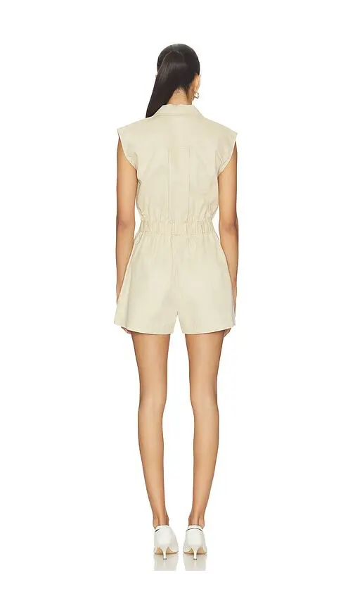 Central Park West Goldie Trench Detail Romper