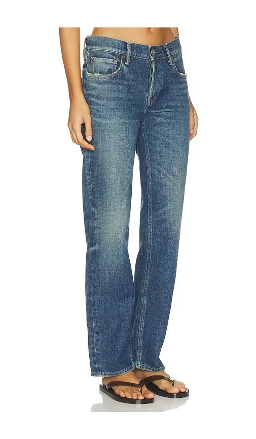 Moussy Vintage Hadley Straight Low Rise Jeans