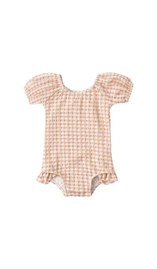 QUINCY MAE Catalina One Piece Swimsuit - Melon Check