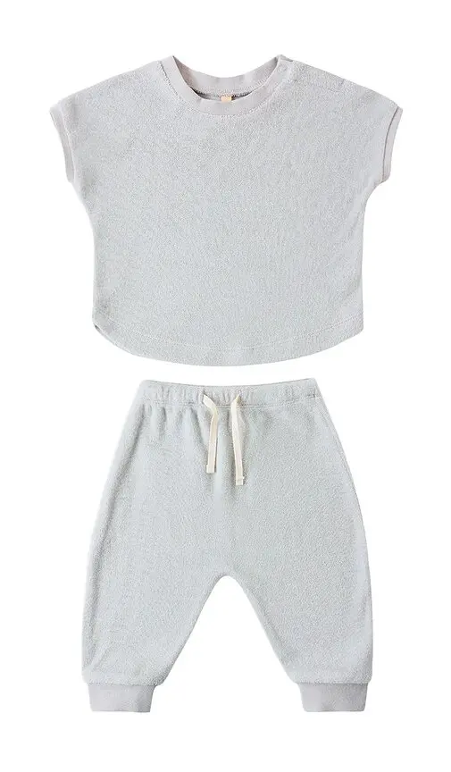 QUINCY MAE Terry Tee & Pant Set