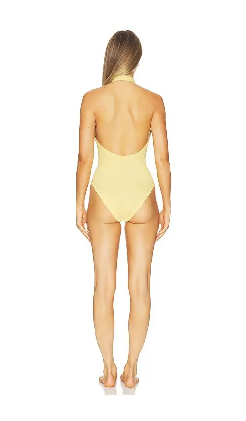 Hunza G Adriana Beaded Swim - Butter