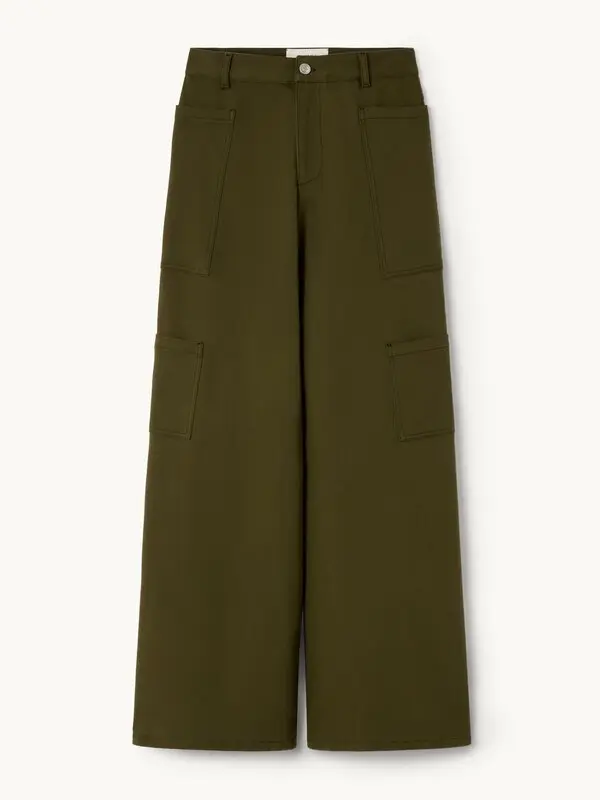 GWYN Wide-leg Cargo Pants