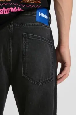 Hugo Regular-fit Jeans In Rigid Denim