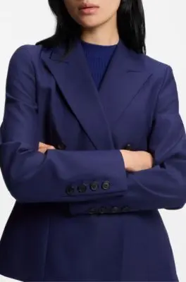 BOSS Slim-fit Virgin-wool Twill Blazer