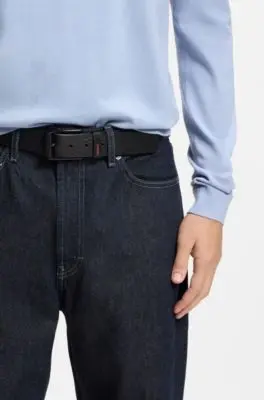 Hugo Pin-buckle Buffalo Leather Belt