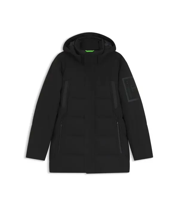 BOSS Water-repellent Down Parka Jacket - Black