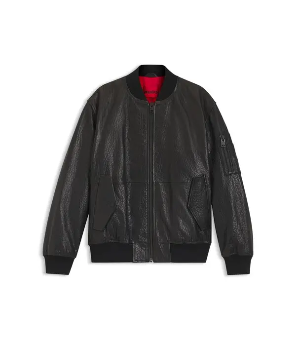 Hugo Patterned-leather Regular Fit Jacket