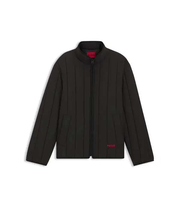 Hugo Logo-detail Quilted Jacket