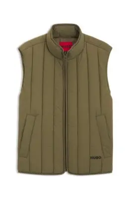Hugo Lightweight Gilet With Vertical Quilting