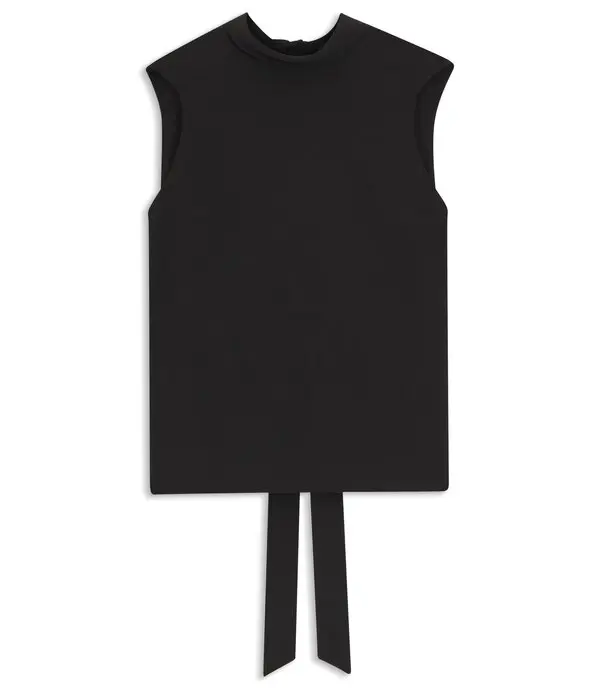 BOSS Regular-fit Tie Neck Blouse