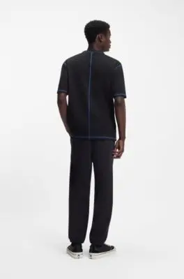 Hugo Logo-artwork T-shirt In Cotton Jersey