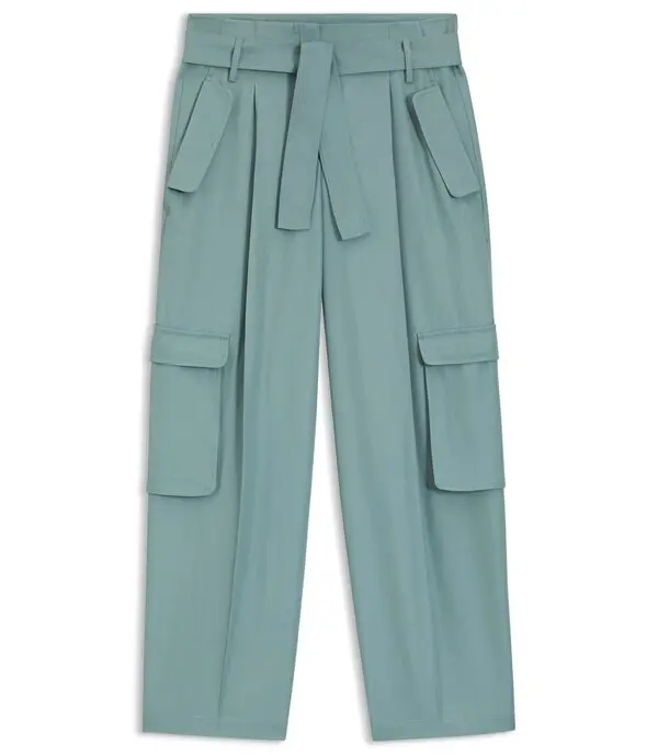 BOSS Relaxed-fit Twill Trousers