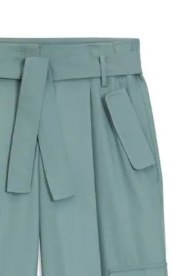 BOSS Relaxed-fit Twill Trousers