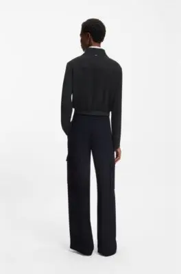BOSS Regular-fit Crepe Blazer - Black