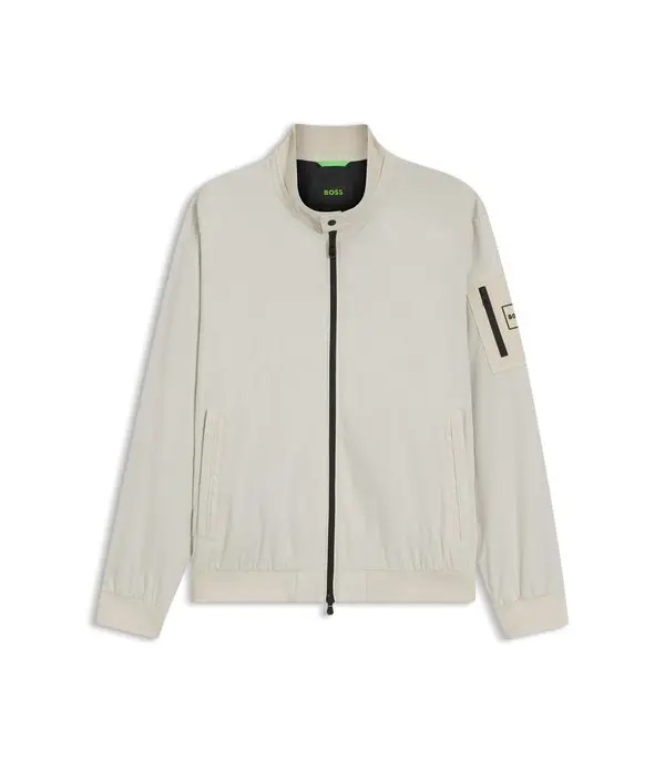 BOSS Double-piping Blouson Jacket With Water-repellent Finish