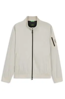 BOSS Double-piping Blouson Jacket With Water-repellent Finish