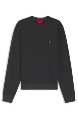 Hugo Knitted Sweater With Logo - Grey