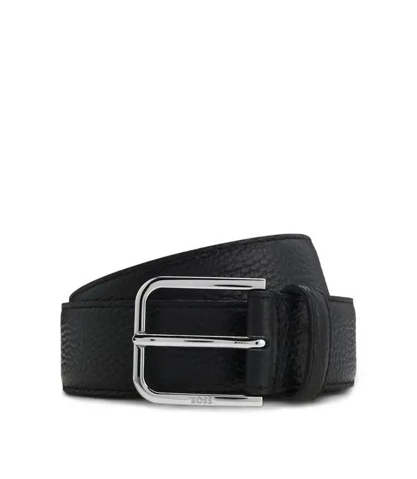 BOSS Pin-buckle Leather Belt - Black