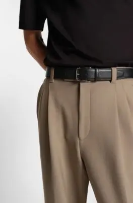 BOSS Pin-buckle Leather Belt