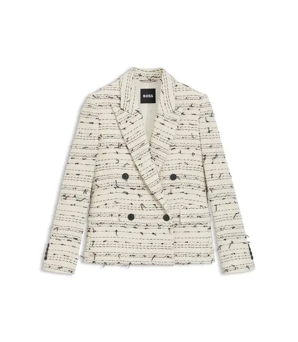 BOSS Regular-fit Striped Blazer