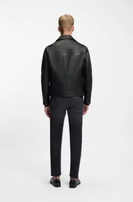 BOSS Nappa-leather Regular Fit Jacket