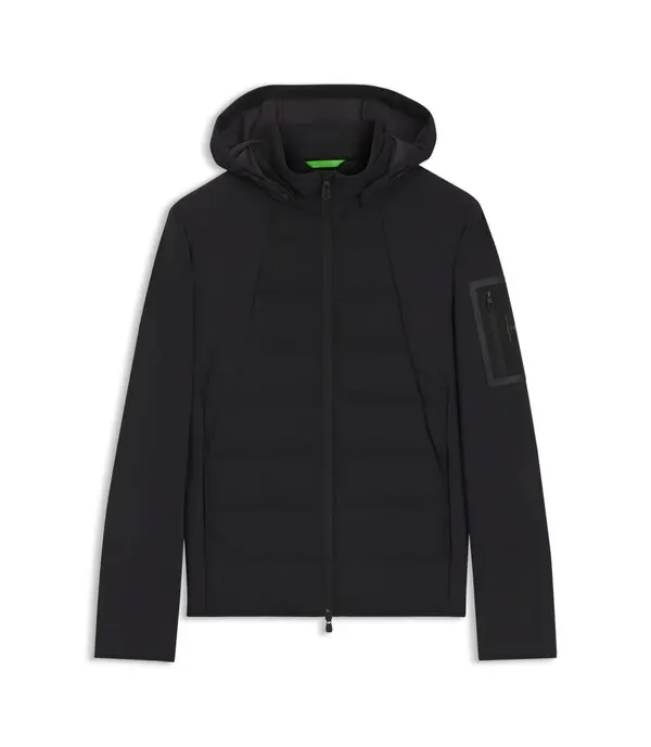 BOSS Down-filled Jacket With Water-repellent Finish - Black