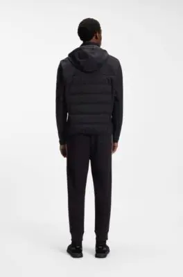 BOSS Down-filled Jacket With Water-repellent Finish - Black