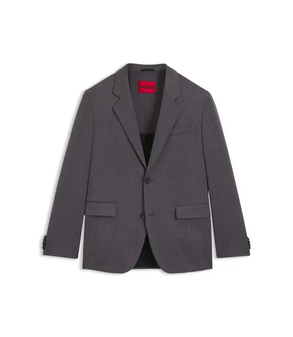 Hugo Checked Modern-fit Jacket