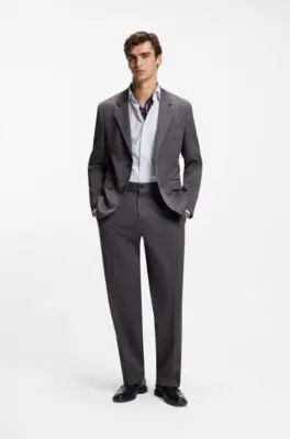 Hugo Checked Modern-fit Jacket