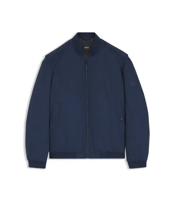 BOSS Water-repellent Bomber Jacket - Light Blue