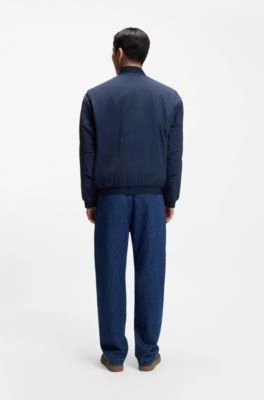 BOSS Water-repellent Bomber Jacket - Light Blue