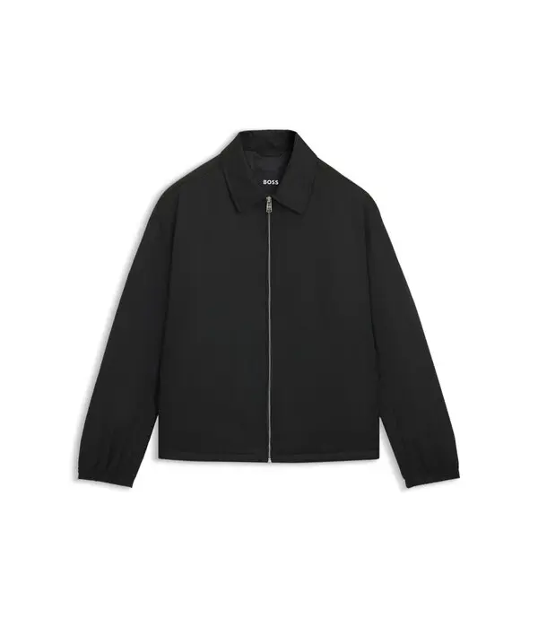 BOSS Micro-monogram Jacket With Water-repellent Finish