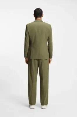 Hugo Slim-fit Jacket In Stretch Ripstop