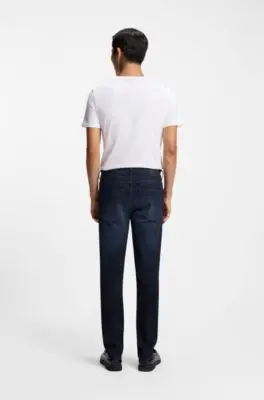 BOSS Delaware Slim-fit Jeans - Dark Blue