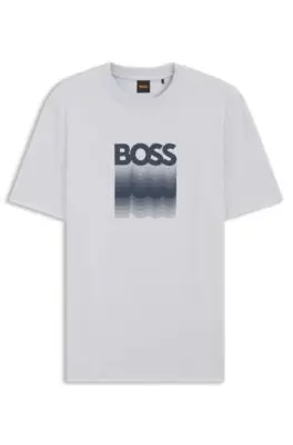 BOSS Regular-fit T-shirt In Cotton Jersey - Light Grey