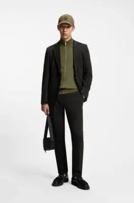 Hugo Modern-fit Pleated Trousers