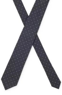 BOSS Italian-made Silk Neck Tie - Dark Blue