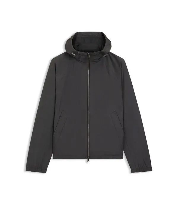 BOSS Virgin Wool Windbreaker With Hood