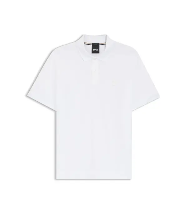 BOSS Cotton-piqué Polo Shirt With Double B Monogram