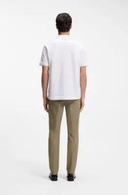 BOSS Cotton-piqué Polo Shirt With Double B Monogram