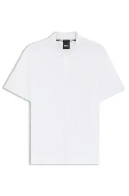 BOSS Cotton-piqué Polo Shirt With Double B Monogram