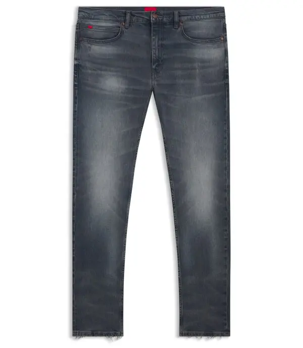 Hugo Ash Extra-slim Fit Stretch Jeans - Blue