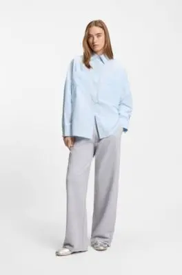 Hugo Striped Relaxed-fit Blouse
