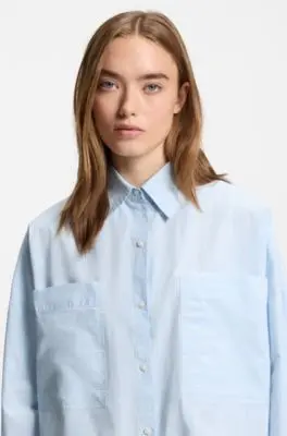 Hugo Striped Relaxed-fit Blouse