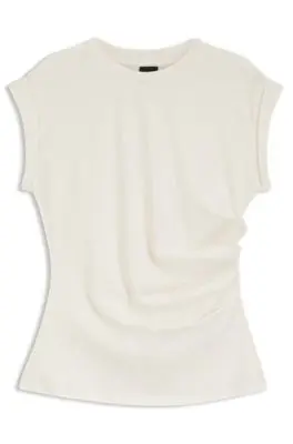 BOSS Slim-fit T-shirt In Mercerized Cotton - White