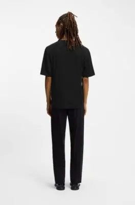 Hugo Printed-artwork T-shirt In Cotton Jersey