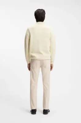 BOSS Cashmere Polo-collar Sweater